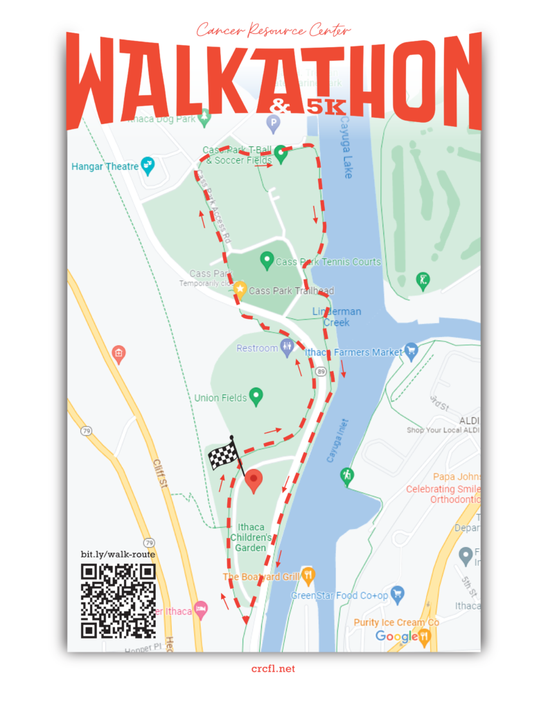 Walkathon Course Map | Cancer Resource Center of the Finger Lakes